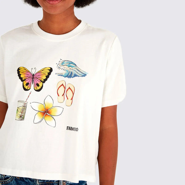 T-SHIRT PRAINHA HISTORINHA - Humana