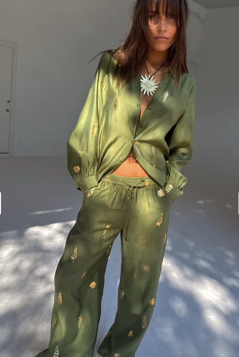 Khaki Shell Trousers - Humana