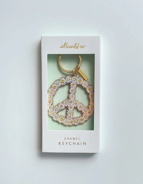 Peace Daisy Keychain - Humana