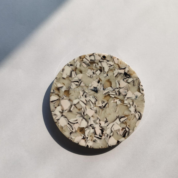 Round Acetate Mirrors 7.5mm - Humana