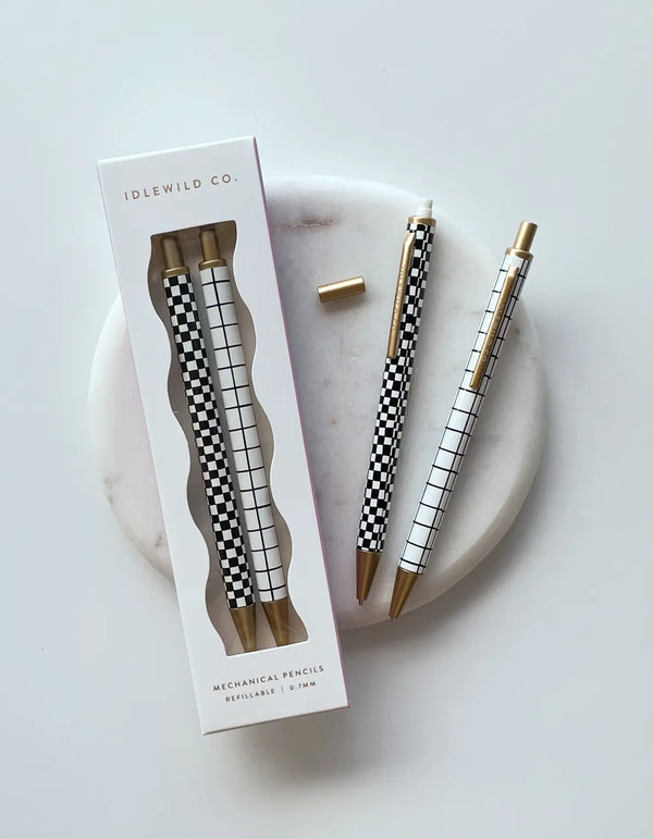 Grid & Checks Mechanical Pencils - Humana