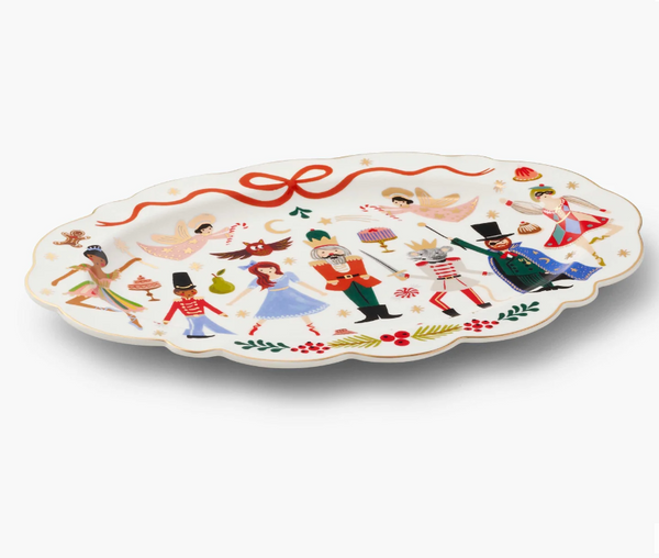 Nutcracker Large Porcelain Serving Platter - Humana