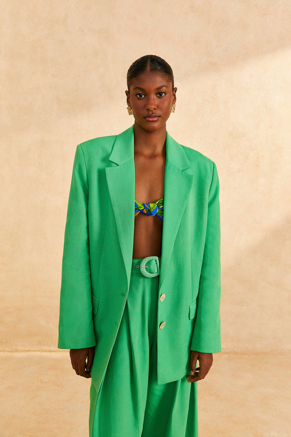 Bright Green Blazer - Humana
